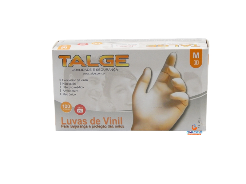 Luva Vinil sem pó TALGE - TALGE